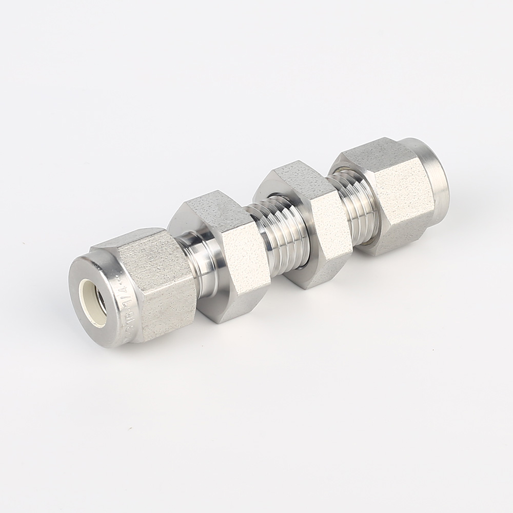 774L Stainless Steel UHP Fittings Butt Weld Bulkhead Union For High ...