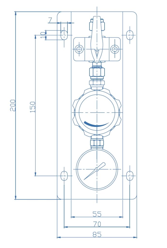 High Purity And Industria Gas Stick Assemblies Precise Pressure Control ...